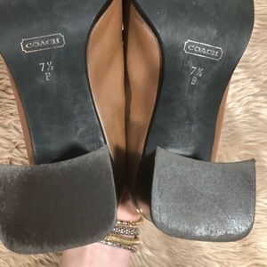 Coach | Shoes | Vintage Coach Tan Chunky Heel Block Heels | Poshmark